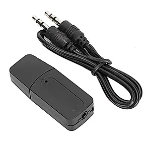 3.5mm Aux Speaker Wireless Adapter USB Bluetooth Receiver 5V Portable Car Stereo Adapters Transmitters with 3.5mm Cable for Tv, Video & Home Audio