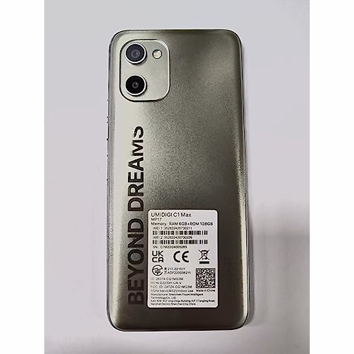 UMIDIGI C1 MAX Cell Phone Unlocked, 6GB +128GB Android 12 50MP+8MP Camera 256GB Expandable T-Mobile Smartphone 5150mAh Battery with 6.52" Full Screen Mobile Phone