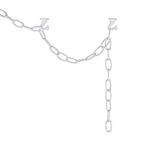 Aspen Creative White 21033 Swag Light, 12 ft Chain