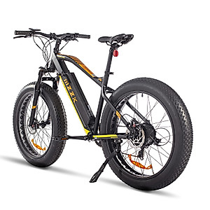 Clearbridal 750W Fat Tire Electric Mountain Bike for Adults, 20+MPH, Removable 48V Lithium Battery, Snow Electric Bicycle Beach Off-Road Ebike, Professional Shimano 7-Speed E-Bike
