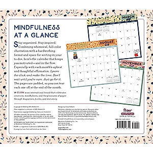 Go with the Flow: A Magnetic Monthly Wall Calendar 2023: Perfect for a Fridge, Wall, or Desk