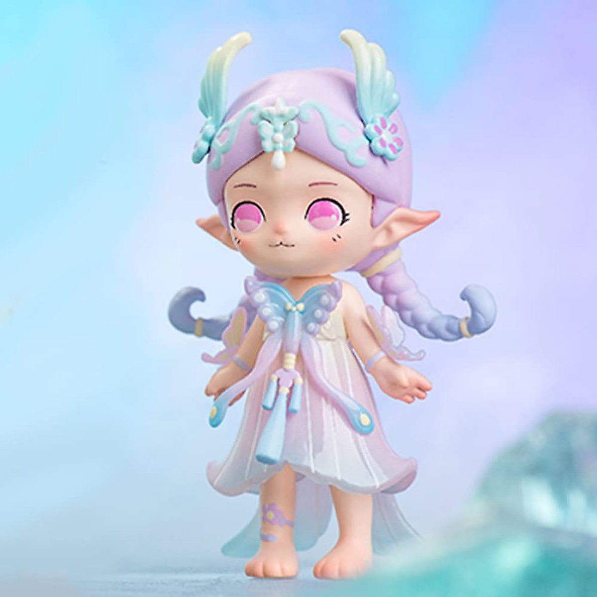 Aven Rabbit ROOYIE Treasures Series Blind Box Toy Mystery Box Cute Collectible Figures Action Kawaii Model Girl Birthday Surprise Random Trendy Toys Room Desktop Decroration (1 Pack)