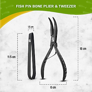 Fish Bone Pliers/Tweezers Stainless Steel – Fish Deboning Tools for All Kind of Fish.