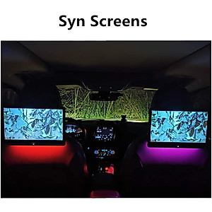 Upgrade 4K 12.4 inch Dual Android 11 Headrest Video Players with WiFi,Sync Screen Portable Tablets Phone Mirror Car Back Seat TV Monitors, IPS Touch Screen,Rear Seat Entertainment -DD125N9