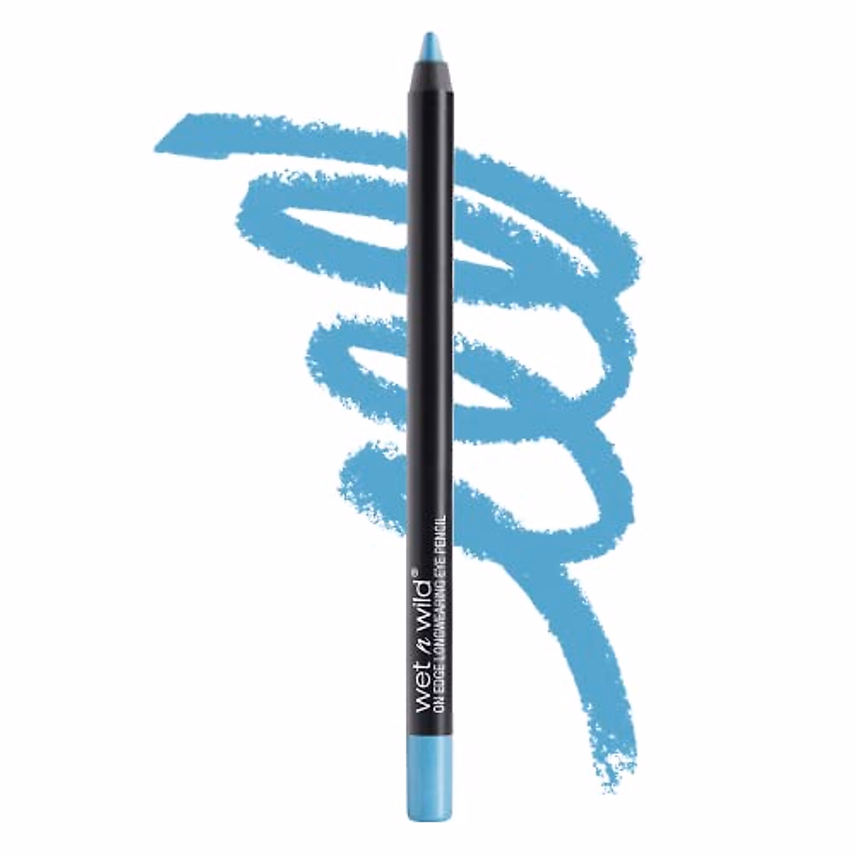 wet n wild Eyeliner Pencil On Edge Longwearing Matte Eye Liner, Long Lasting, Smudge Proof, Fade Resistant, Highly Pigmented, Creamy Smooth Soft Gliding, Blue Sapphire Ice