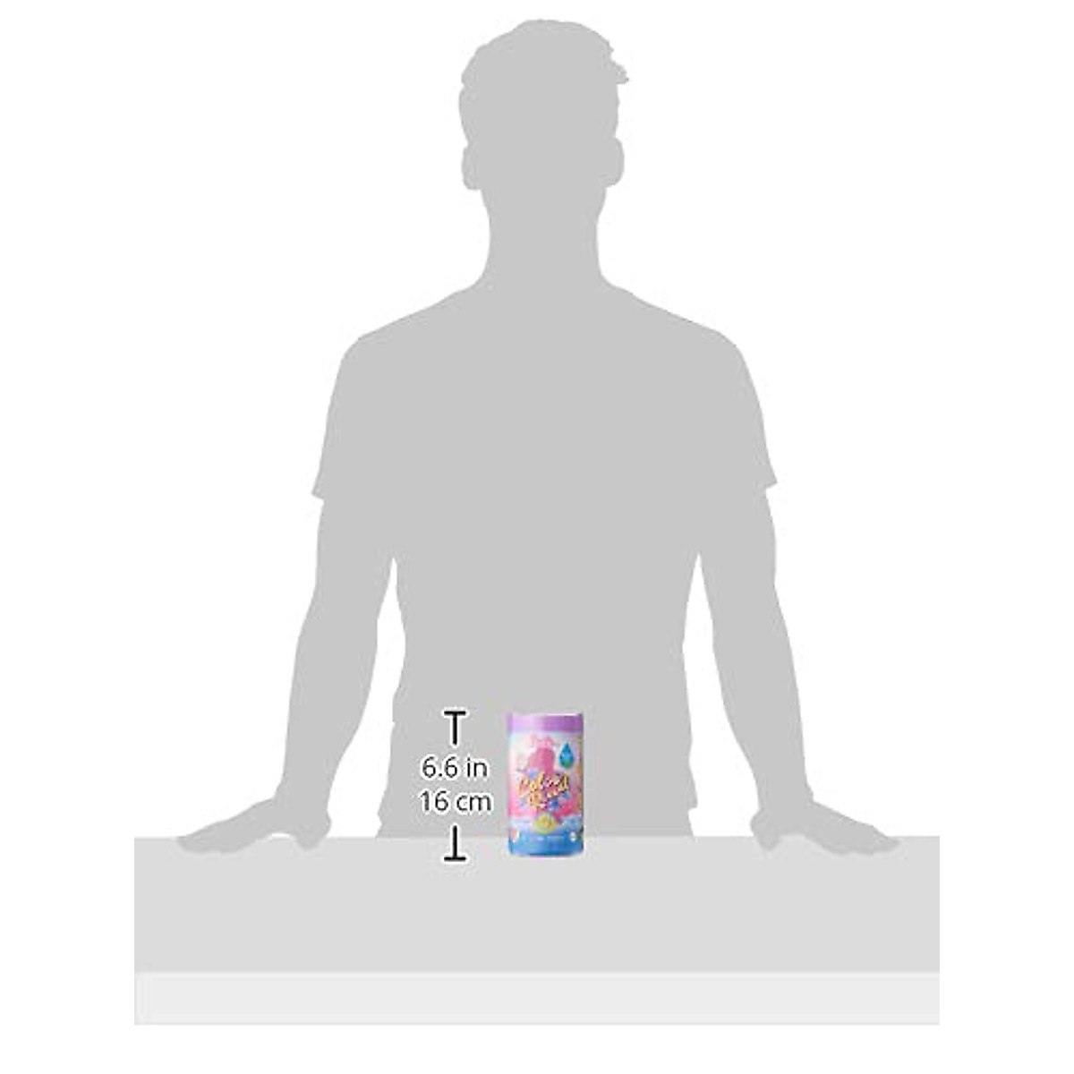 Barbie Color Reveal Chelsea Doll with 6 Surprises: 4 Mystery Bags, Water Reveals Doll's Look & Color Change on Bodice; Glitter Series; [Styles May Vary]