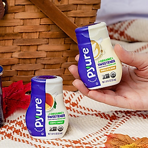 Pyure Organic Stevia Liquid Sweetener Keto Sugar Substitutes, Zero Calorie, Zero Sugar, Zero Carb, Plant-Based Sugar Free Liquid Stevia Extract, Simply Sweet, 1.8 oz