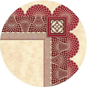 Southworth® Foil-Enhanced Parchment Certificates, 8 1/2" x 11", 24 lb, Copper/Red/Brown, Pack of 25