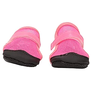 Dog Shoes, Rubber Sole Nonslip Comfortable Running Shoes for Winter Snowy Day Hot Pavement (M)