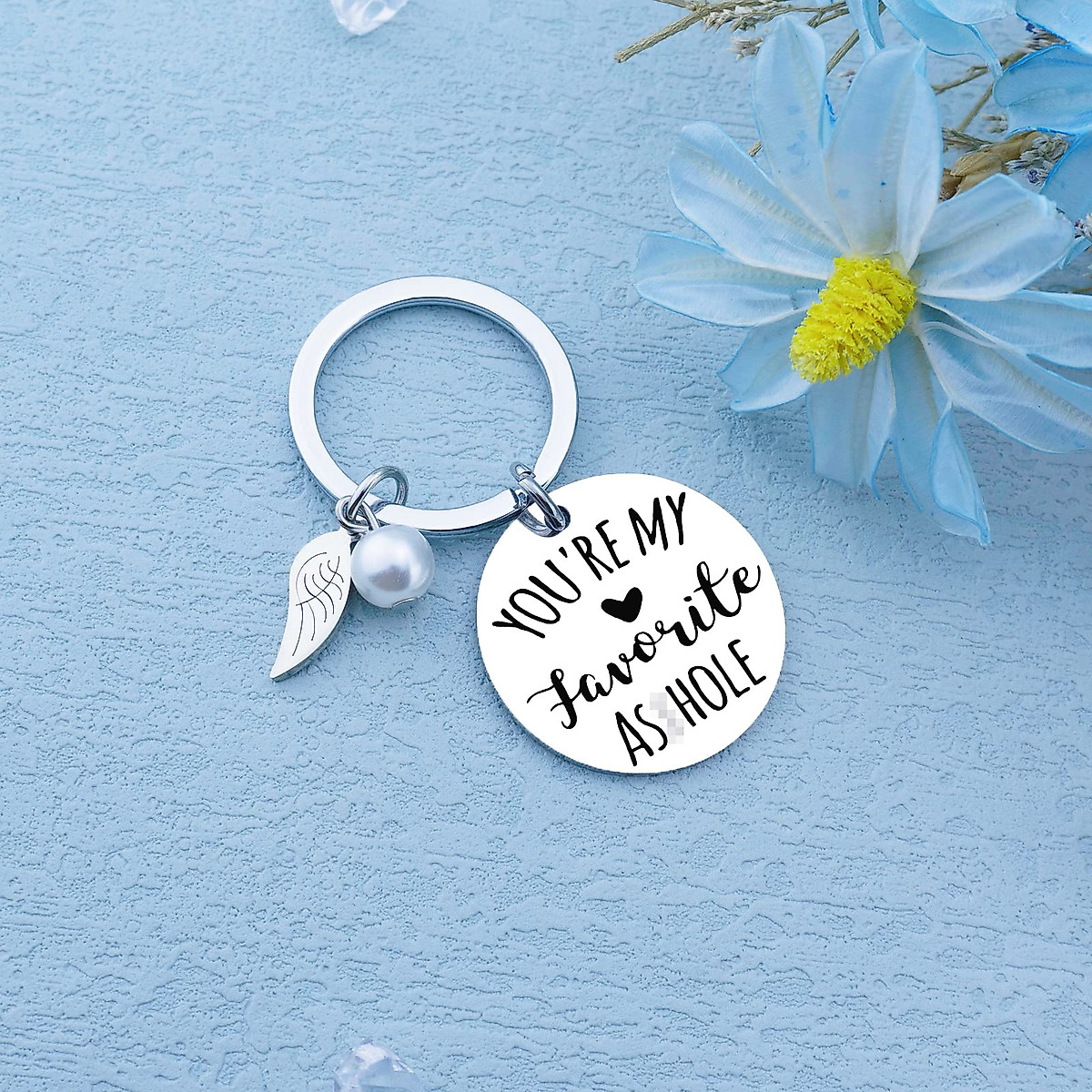 igvean Valentines Gifts for Him Couple Gifts for Boyfriend from Girlfriend Anniversary Birthday Gifts for Men Boyfriend Gifts You Are My Favorite Asshole Keychain
