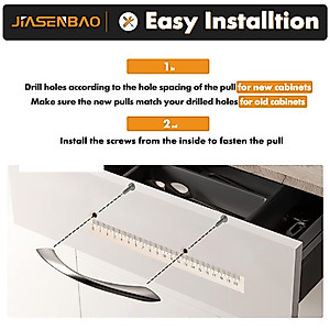 JIASENBAO 10 Pack Brushed Nickel Cabinet Pulls 5 Inch Arch Twisted Silver Handles Drawer Kitchen Cupboard Bathroom Dresser Cabinet Hardware Zinc Alloy