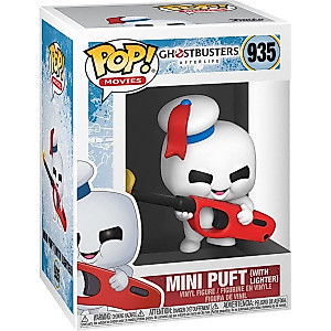 Funko Ghostbusters Afterlife - Mini Puft with Lighter Pop! Vinyl Figure (Bundled with Compatible Pop Box Protector Case)