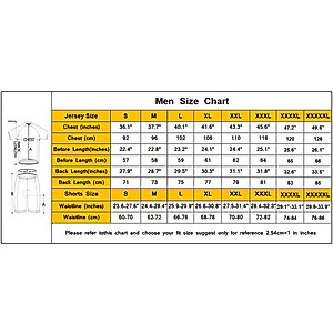 Men Cycling Jersey Team Bike Shirts Short Sleeves and Bib Shorts Set Biking Clothing (Large,B)