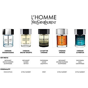 L'HOMME YVES SAINT LAURENT by Yves Saint Laurent EDT SPRAY, 3.3 Fl Oz