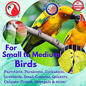 Bonka Bird Toys 1472 Small Poker Shred Bird Toy Parrot cage Craft Cockatiel Parakeet Forage Shred Budgie Accessories Assorted chew Supplies
