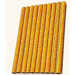 Ruby Pet Bird Perch Covers - 10 Count of Sanded Gravel Paper Accessories for Parakeets, Finches, and Canaries