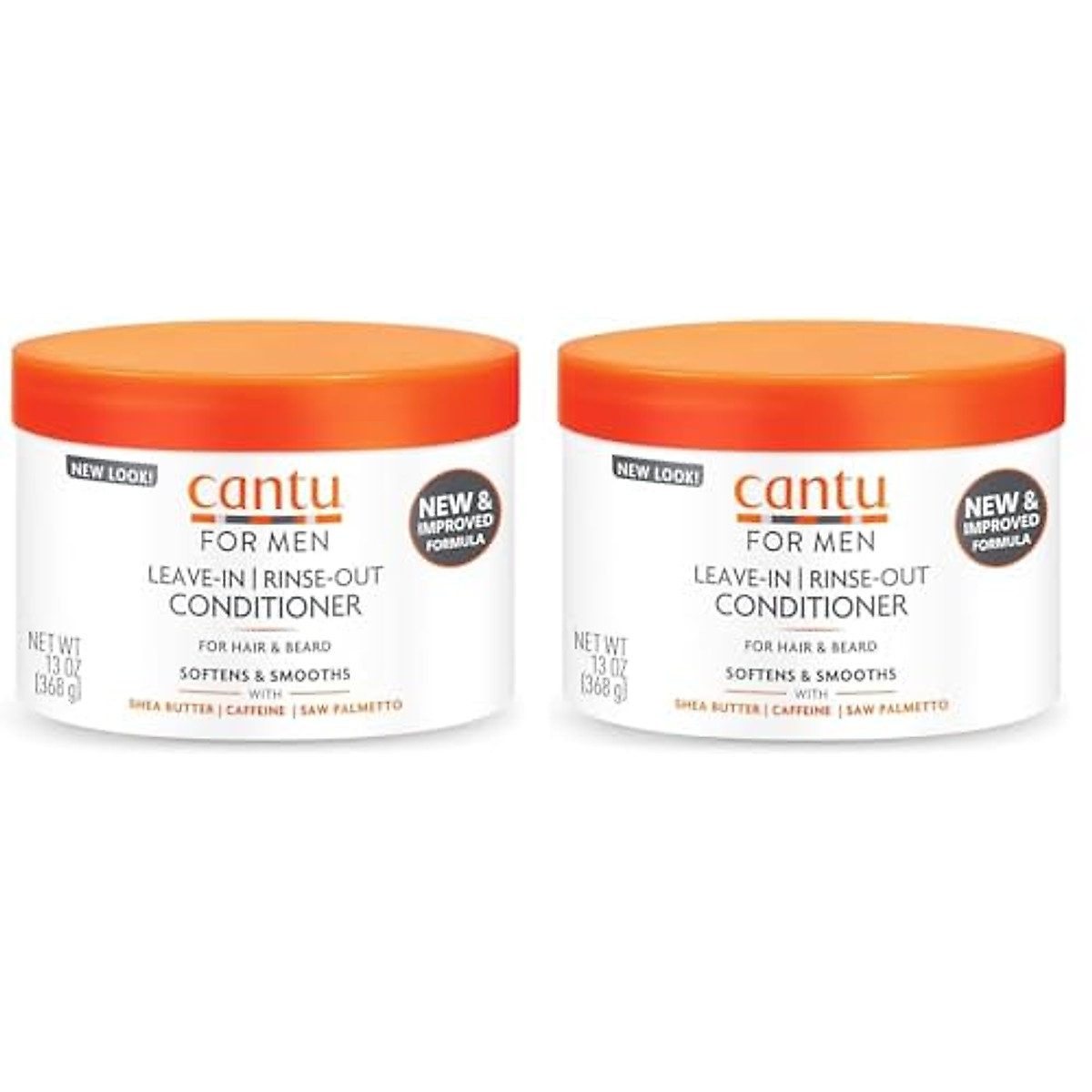 Cantu Shea Butter Men's Collection Leave in Conditioner, 13 oz. (Pack of 2)