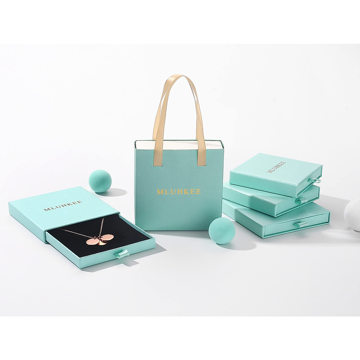 MLUHKEE Personalized Initial Necklace, Customized Letter Date Necklace for Women Girl, Personalized Birthday Gift for Family Friends, Monogram and Birthday Necklace for Mom