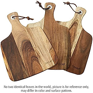 hecef Cheese Board set of 3,a Acacia Wood Cheese Plate & a Cheese Knife & a Cheese Fork, Cheese Platter Slate Board Cheese Serving Board, Mothers Day Gift, Housewarming(Cheese board with 2 knives)