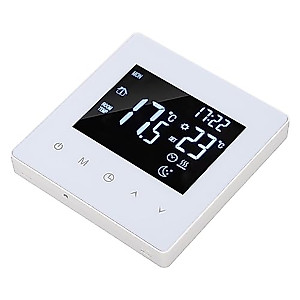 Intelligent Thermostat Touch Screen Programmable Thermostat Constant Temperature Controller Floor Heating Thermostat AC 90‑240V (K2MRH3A)