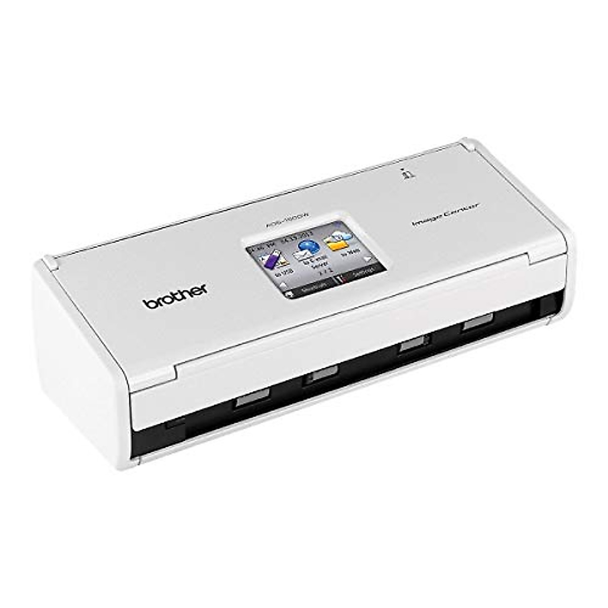 Brother ADS1500W ImageCenter ADS-1500W Wireless Compact Scanner, 600 x 600 dpi, 20 Sheet ADF