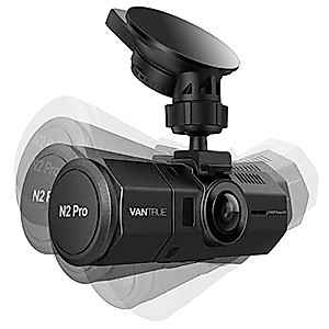 Vantrue N2 Pro(2023) Dash Cam Type C USB Port Suction Cup GPS Mount for Speed, Route, Loction Tracking