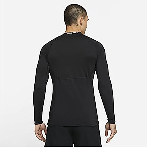 Nike Pro Dri-Fit Men's Slim Fit Long-Sleeve Top (Black, X-Large)