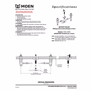Moen T6708BN-9000 Genta Two-Handle Widespread Bathroom Faucet with Valve, Brushed Nickel