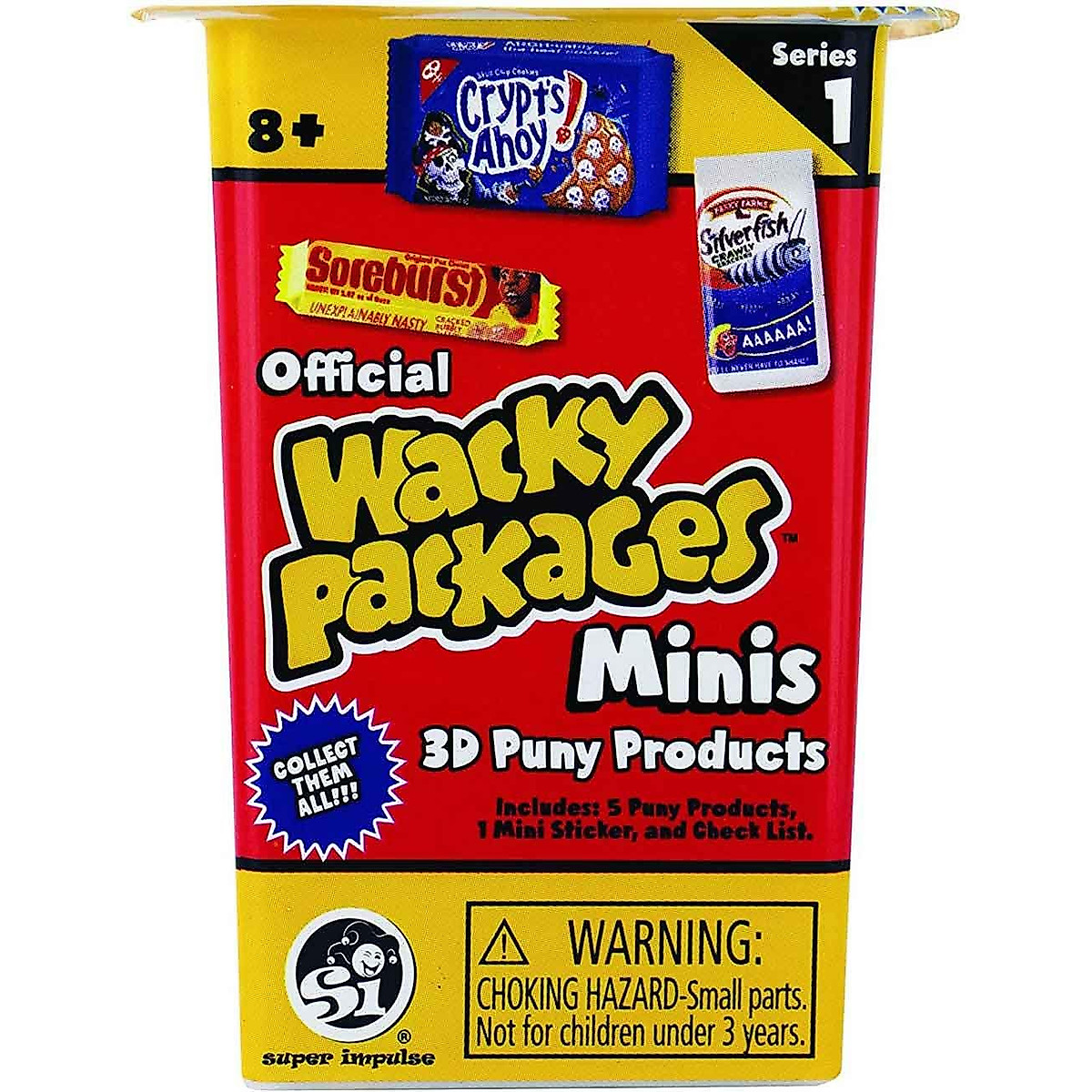 Worlds Smallest Wacky Packages Minis Series 1 Mystery Pack (Bundle of 3)