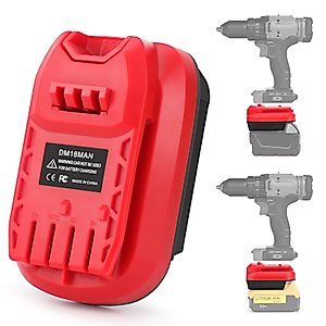 LIVOWALNY Battery Adapter 20v for Craftsman V20 Cordless Tools Blower, Drill to Works for DeWalt 20V MAX Lithium Batteries, to Works for Milwaukee 18V Battery