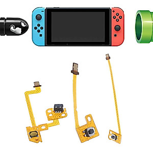 Ximimark 2 Pcs L Button Key Ribbon Flex Cable Replacement Part for Nintendo Switch Joy-Con Controller Buttons Cable Gai