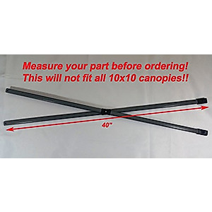 Quik Shade 10x10 Expedition EX100 Straight Leg Instant Canopy -Side Truss Bars 40" Replacement Part
