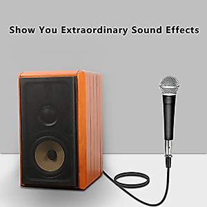 MEIRIYFA XLR Male to 2 Phono RCA Plug Adapter Y Splitter Patch Cable, XLR Male 3 Pin to Dual RCA Male Plug Stereo Audio Cable Connector(1.5M) (XLR Male to 2RCA)