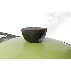 Neoflam Eela low stockpot olive green, 2.5 qt