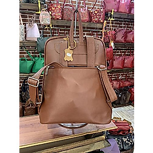 VALGATI Genuine Leather Designer Backpack (Cognac)