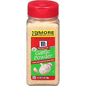 McCormick Whole Black Pepper, 17.5 oz & Classic Garlic Powder, Value Size, 8.75 Oz