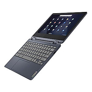 Lenovo 2022 Flex 3 Touchscreen Chromebook, 2-in-1 11.6" HD for Business and Student Laptop, MT8183 CPU, 4GB LPDDR4X, 64GB eMMC, ARM-Based Graphics, Webcam, Abyss Blue, Chrome OS, 128GB USB Card