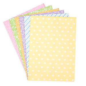 Decorative Tissue Paper for Gift Wrapping, 6 Printed Patterns (14x20 in, 120 Sheets)