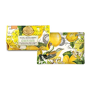 Michel Design Works Large Bath Soap Bar, Lemon Basil