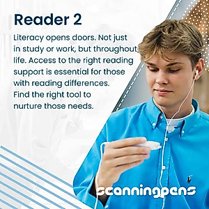 C Pen Text to Speech Reader Pen 2 - OCR Scanning Device for Reading, Literacy & Learning | Assistive Tool for Dyslexia & Learning Differences | Tests, Meetings, Study | Windows & Mac