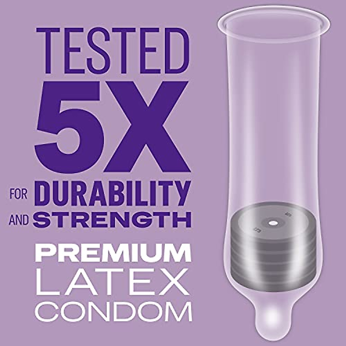 Durex Condom Extra Sensitive Natural Latex Condoms, 24 Count - Ultra Fine & Extra Lubricated, Regular Fit, FSA HSA Eligible