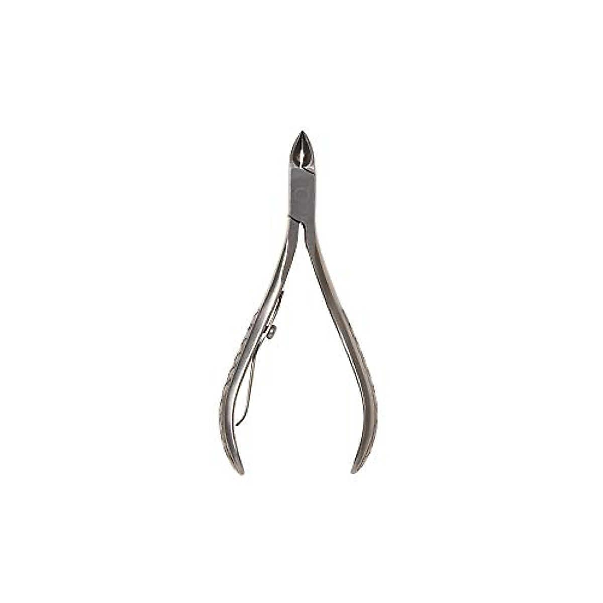 Cuticle Trimmer by Revlon, Half Jaw Cuticle Remover Tool, Nail Care, High Precision Blade, Easy Grip, Stainless Steel (Pack of 1)