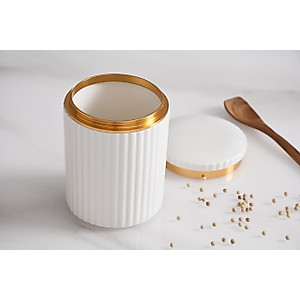 Pampa Bay Tall Canister, Tango, Small, Kitchen, Gift, 5 x 3.5 Inch; 17 Ounce, TAN8013WG