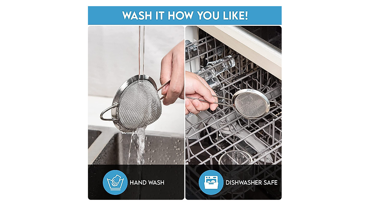 Kafoor Fine Mesh Strainer - Versatile & Durable Kitchen Tool