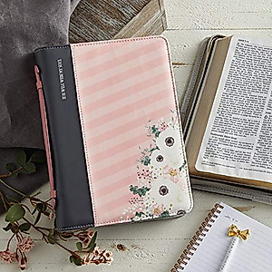 Creative Brands G1875 Joyful Expressions Vegan Leather Bible Cover, 6 x 9-Inch, It is Well