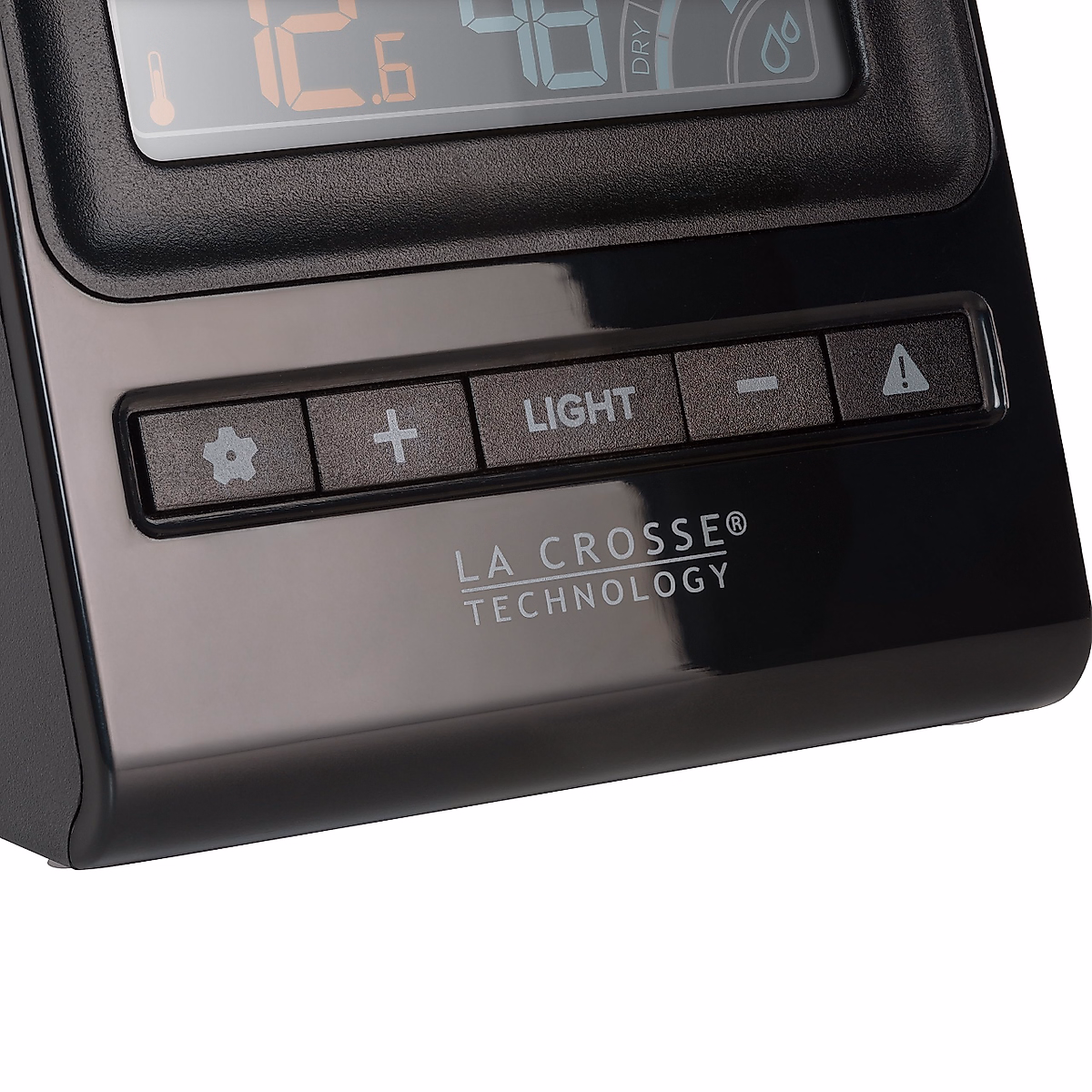 La Crosse Technology Digital Multi-Color Wireless Forecast Station, Black