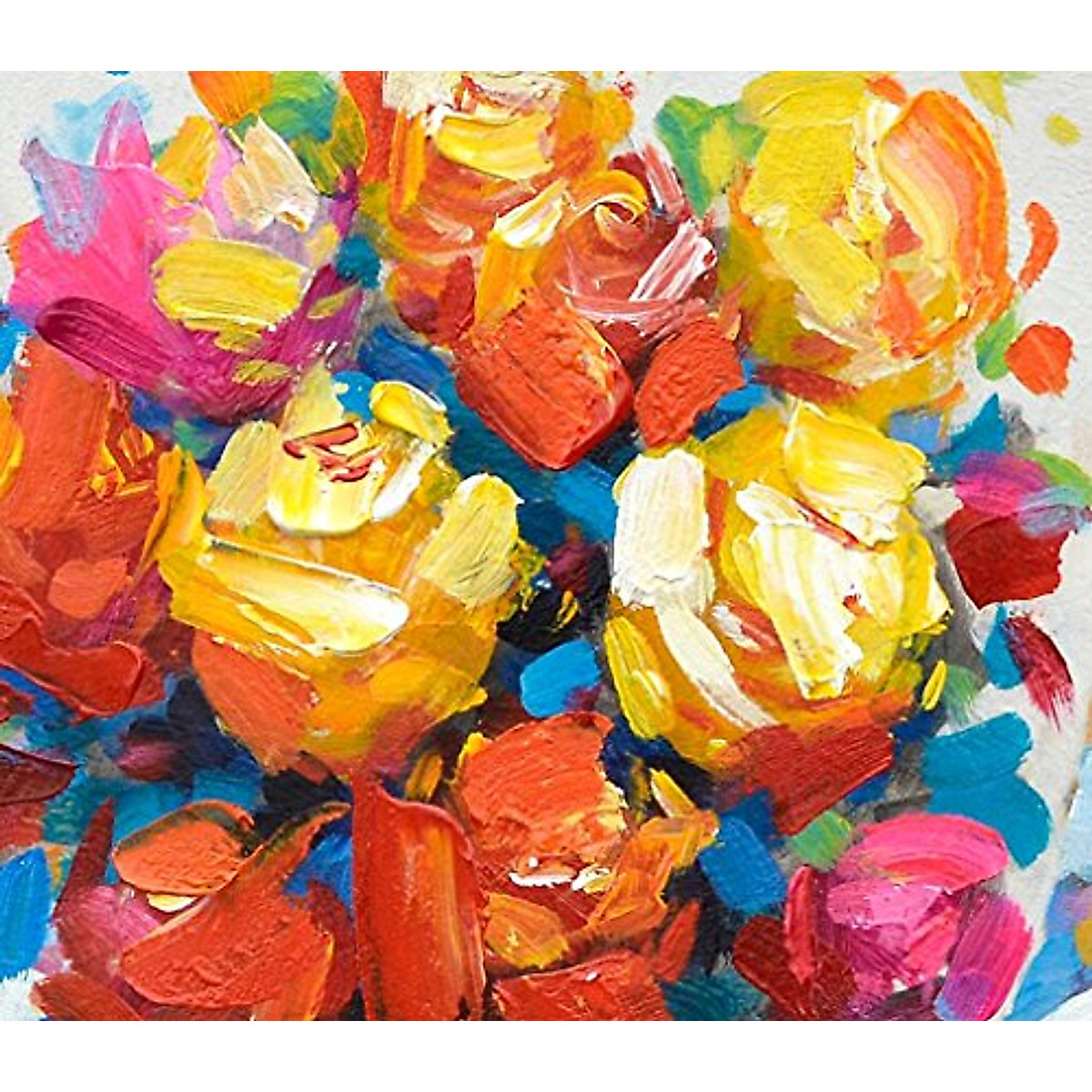 Pinetree Art Elephant Artwork Canvas Wall Art Painting Elephant Wall Decor for Home Decoration (36 x 24 inch, Framed)