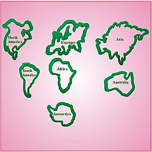 Continent Cookie Cutter Set