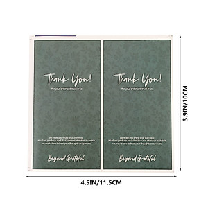 100pcs Box Sticker Decorative Rectangular Labels Decorative Labels Wedding Packing Accessory Handmade Adhesive Labels Accessories Coated Paper