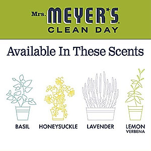 MRS. MEYER'S CLEAN DAY Lemon Verbena Toilet Bowl Cleaner 24 Fl Oz (Pack of 4)